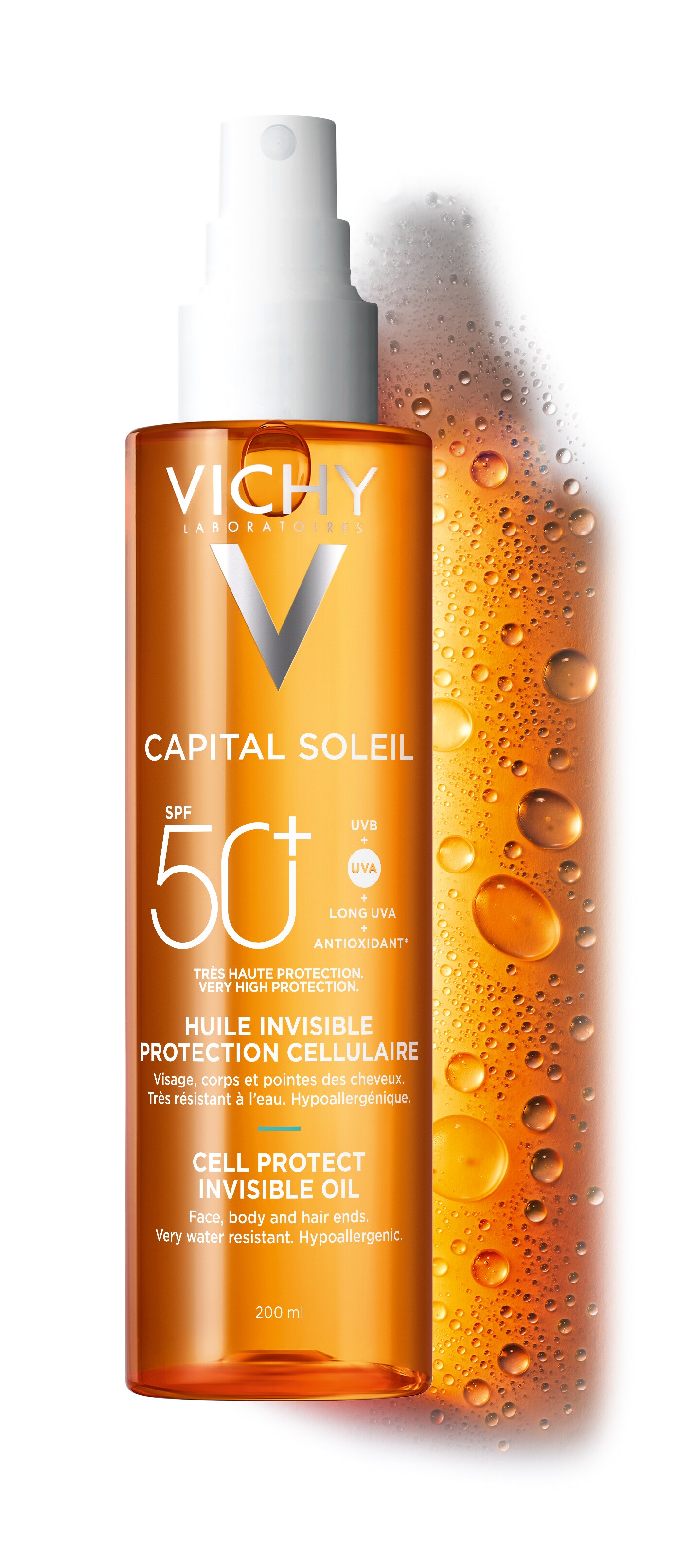 VICHY | ΝΕΟ αόρατο λάδι σώματος CELL PROTECT INVISIBLE OIL SPF50 ...